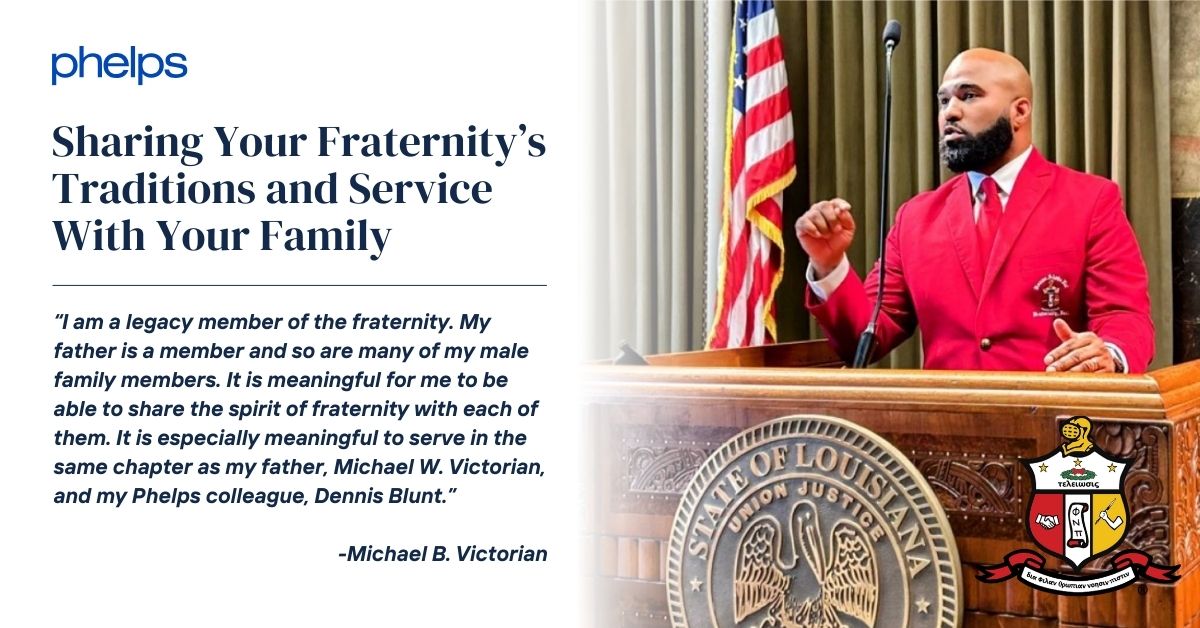 Sharing Your Fraternity's Traditions and Service With Your Family | Phelps