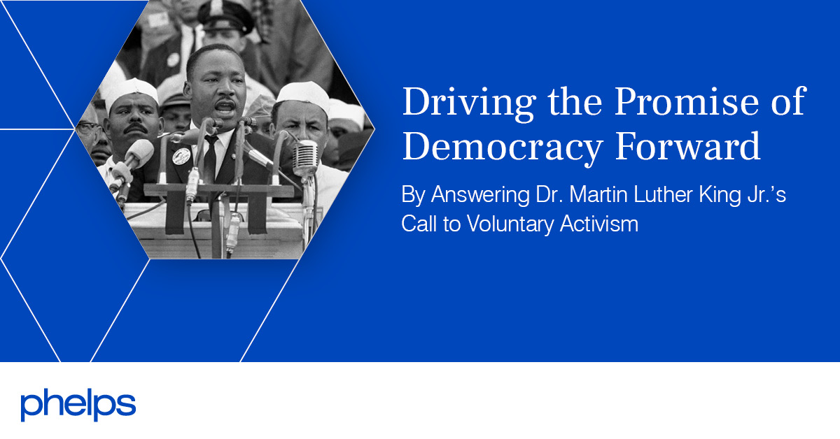 Driving the Promise of Democracy Forward by Answering Dr. Martin Luther ...